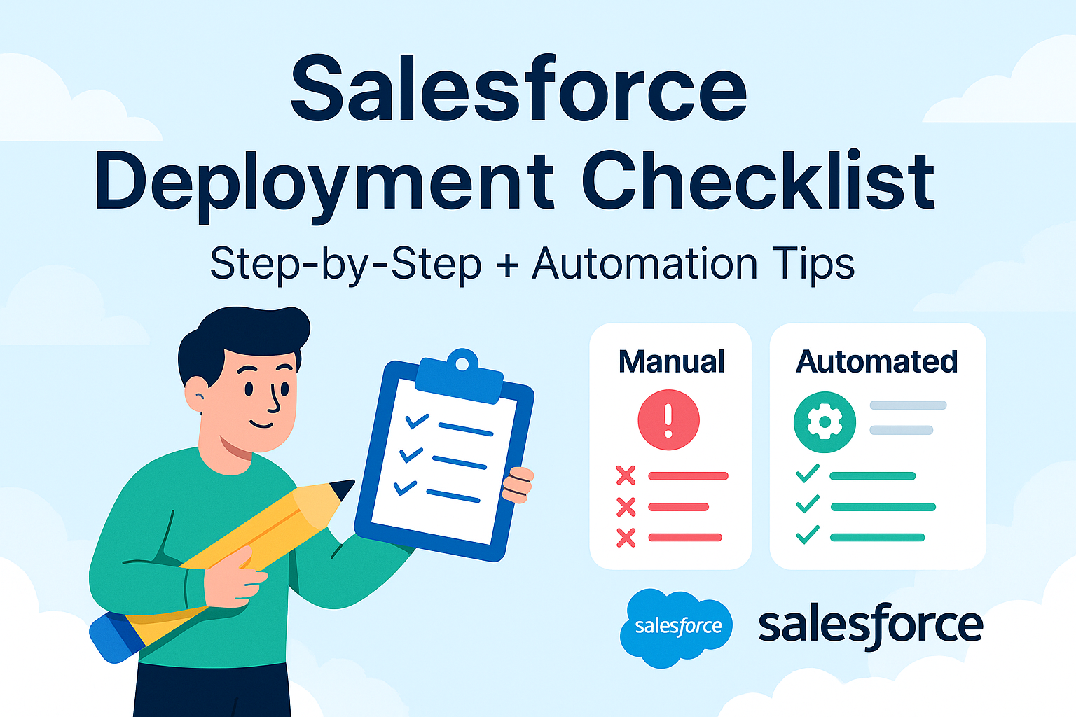 Salesforce Deployment Checklist + Automation Tips